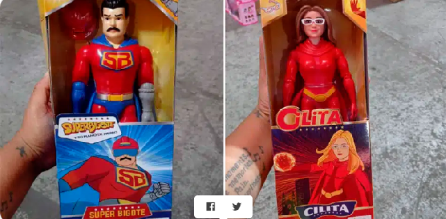 Bonecos do ‘Super Bigode’ são distribuídos na Venezuela | BRADO JORNAL